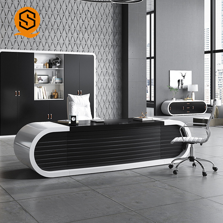 Solid Surface Stone Office Manager Table 150 Colors Available